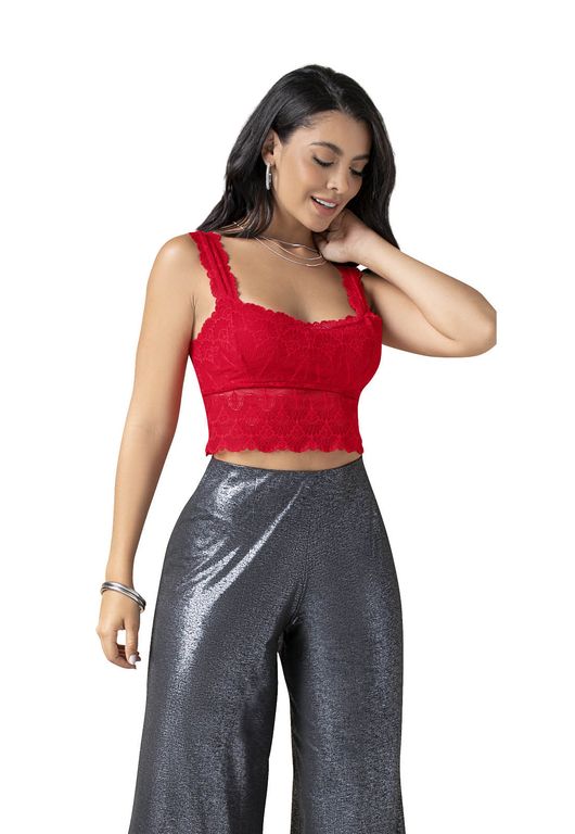 Crop Top Mujer Rojo Mp 92547 MARKETING PERSONAL | Falabella Colombia