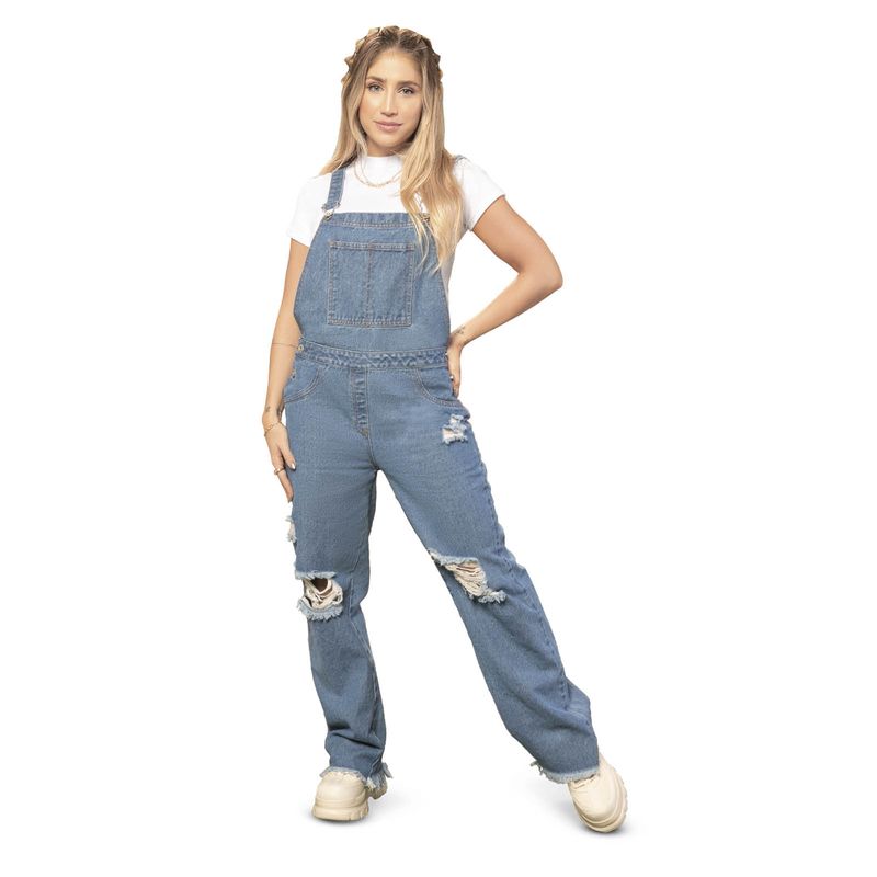 Overall Largo Mujer Azul Atypical 7184 ATYPICAL | falabella.com