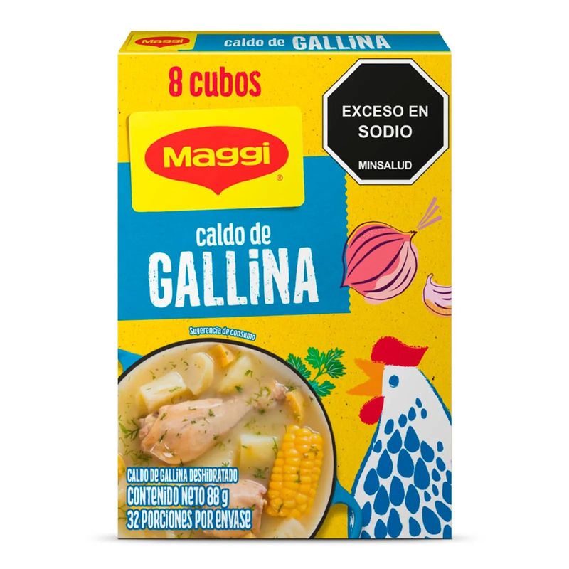 Caldo de Gallina Maggi x 8 Cubos MAGGI | falabella.com