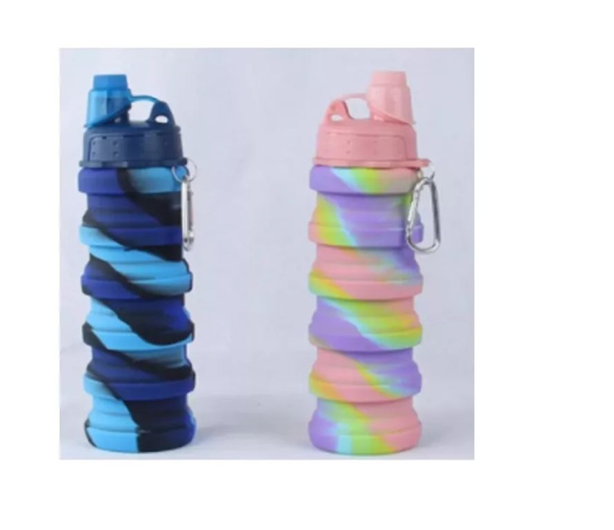 Termo Retractil Bebidas Frias Silicona Expandible Fitness GENERICO ...