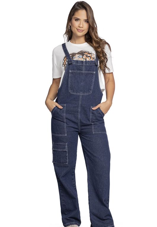 Overall Largo Mujer Azul Atypical 954 ATYPICAL | falabella.com