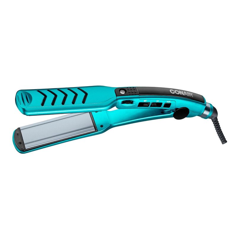Plancha para cabello Conair 1-2 Mojado/Seco Verde, plancha alisadora ...