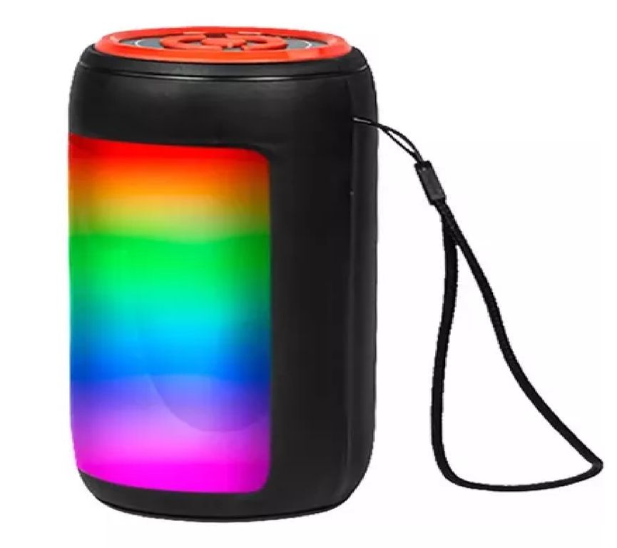 PARLANTES BLUETOOTH PORTATIL LUZ LED Y BATERIA INTEGRADA GENERICO ...