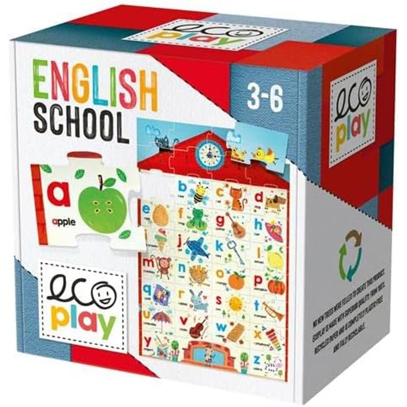 Rompecabezas Educativo Abecedario Ingles Para Niños JUGANDO Y EDUCANDO ...