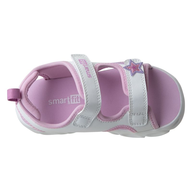 Sandalias Planas Star Jacky Para Niña Pequeña Smartfit Payless Blanco ...