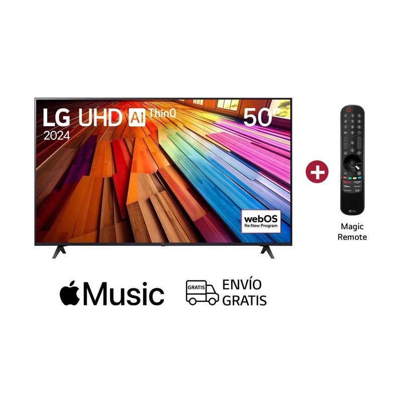 Televisor LG 50 Pulgadas 4K UHD Smart TV 50UT8050PSB – Tecnología de ...