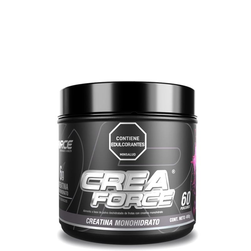 Creatina Monohidratada con sabor a uva Force CreaForce 60 porciones 480 ...