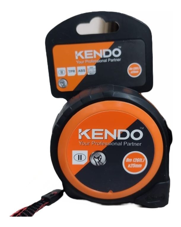 Cinta Metrica Flexometro 8 Metros X 25mm Construcción Hogar KENDA ...