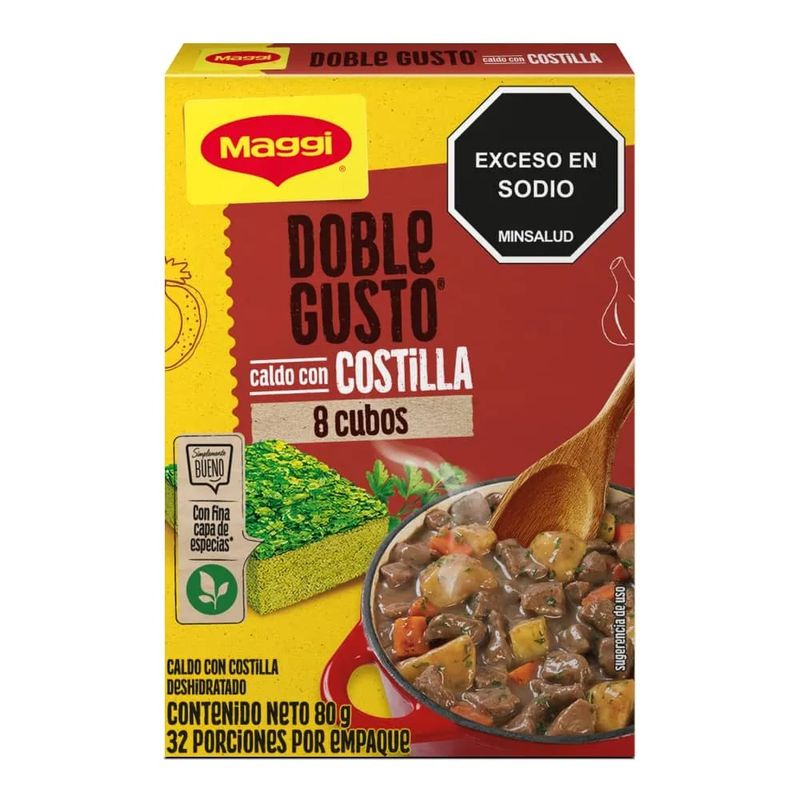 Caldo Costilla Doble Gusto Maggi 8 Cubos MAGGI | falabella.com