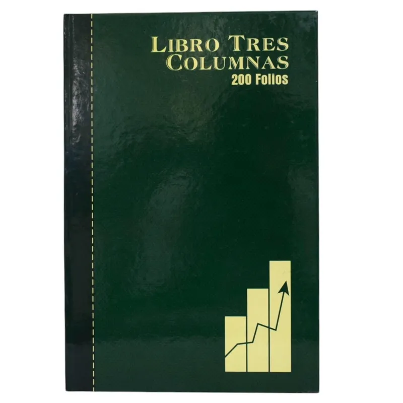 Libro Contable 3 Columnas X 200 Folios Oficio Pasta Dura NORMA ...