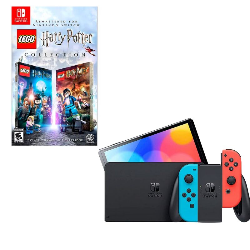 Nintendo Switch Oled Neon Con Juego Lego Harry Potter NINTENDO SWITCH ...
