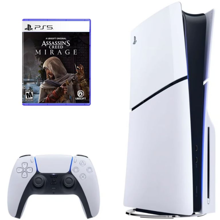 Consola Playstation 5 Slim Disco 1TB Con Juego Assassin's Creed Mirage ...