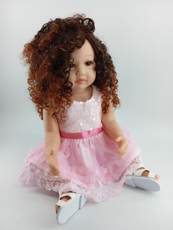 Muñeca Bebe Realista Silicona Crespa Accesorios 55cm JUGUETERIA EXPRESS ...