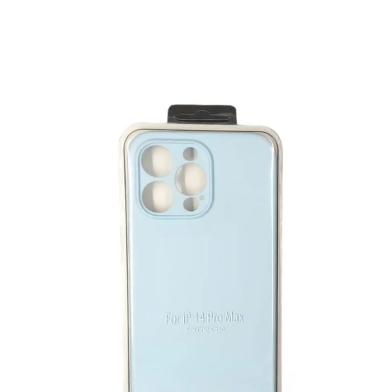 Forro Silicone Case Compatible con Iphone 14 Pro Celeste SPACE ...