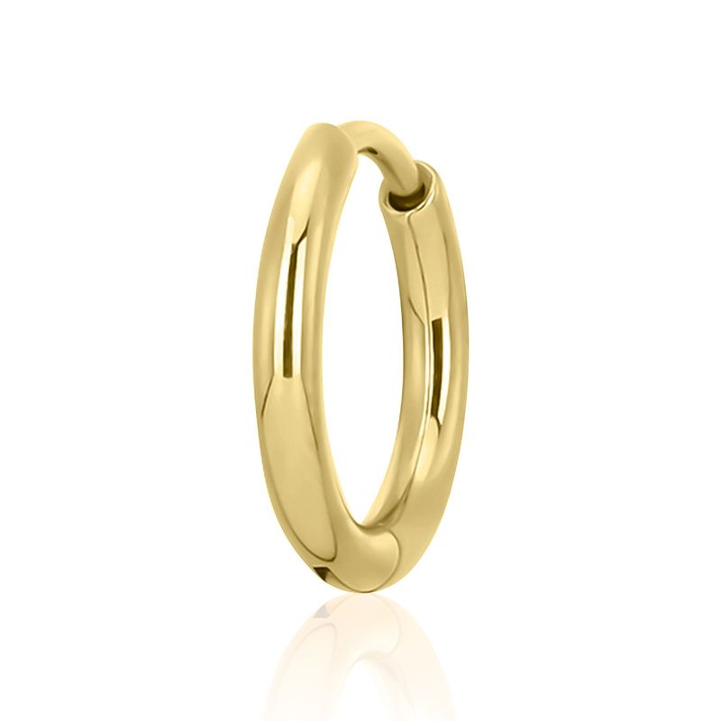 Titanio Candonga Platizado Dorado Para Lóbulo AGHA JEWELRY | falabella.com