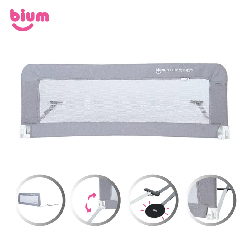 Baranda De Cama Para Bebe Con Correa Ajustable Blanca Bium BIUM ...