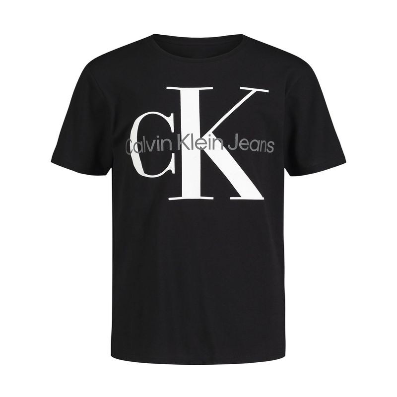 Camiseta negra con monograma para niño Calvin Klein CALVIN KLEIN | falabella.com