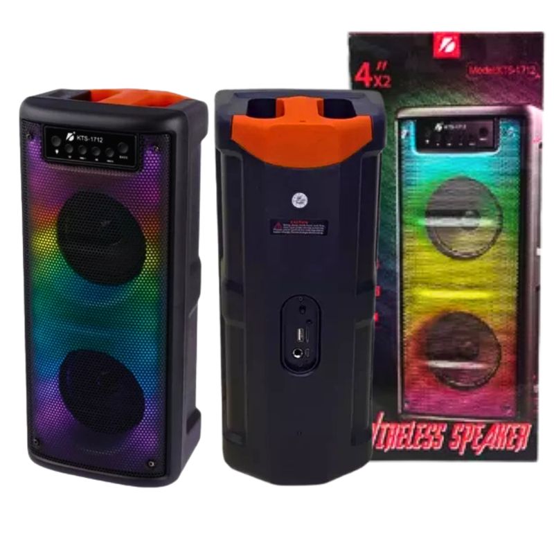 Parlante RBG BT 4X2 Pulgadas KTS-1712 20W GENERICO | falabella.com