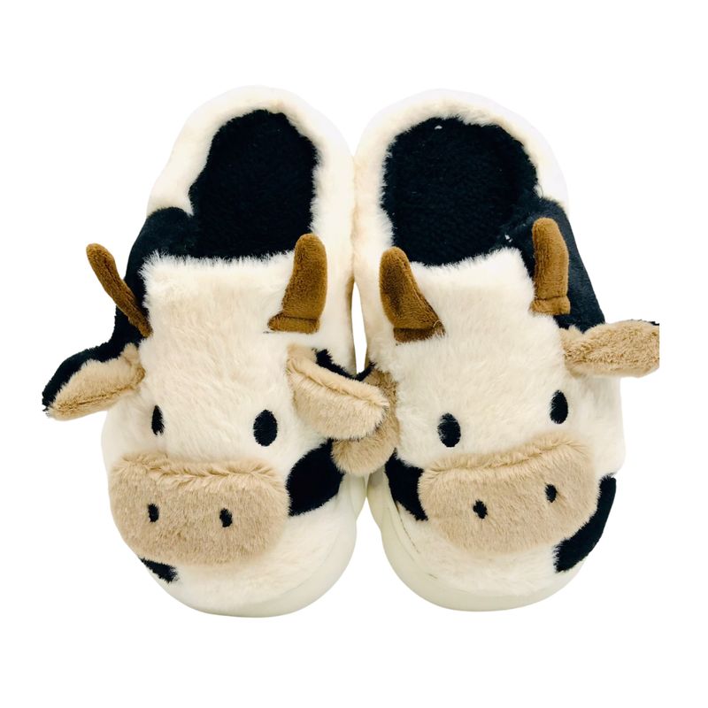 Pantuflas Vaca- Chanclas Vaquita Peludita Tik Tok GENERICO | falabella.com