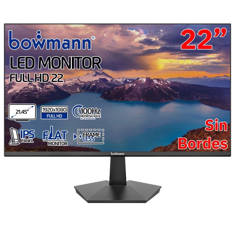 Monitor 22 Full Hd Led Ips 100hz Pantalla Gamer Sin Borde 1920x1080 ...