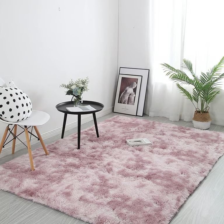 Alfombra rosa Jaspeado GENERICO | falabella.com
