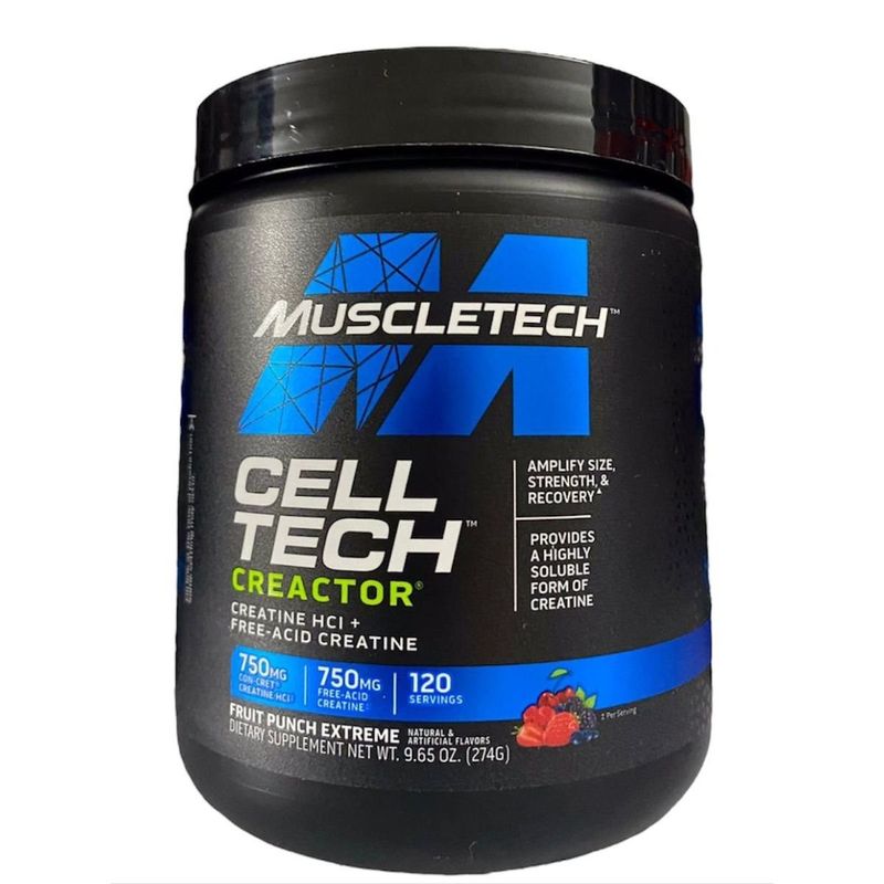 Cell Tech Creatina Creactor 120 Servicios Muscletech MUSCLETECH ...
