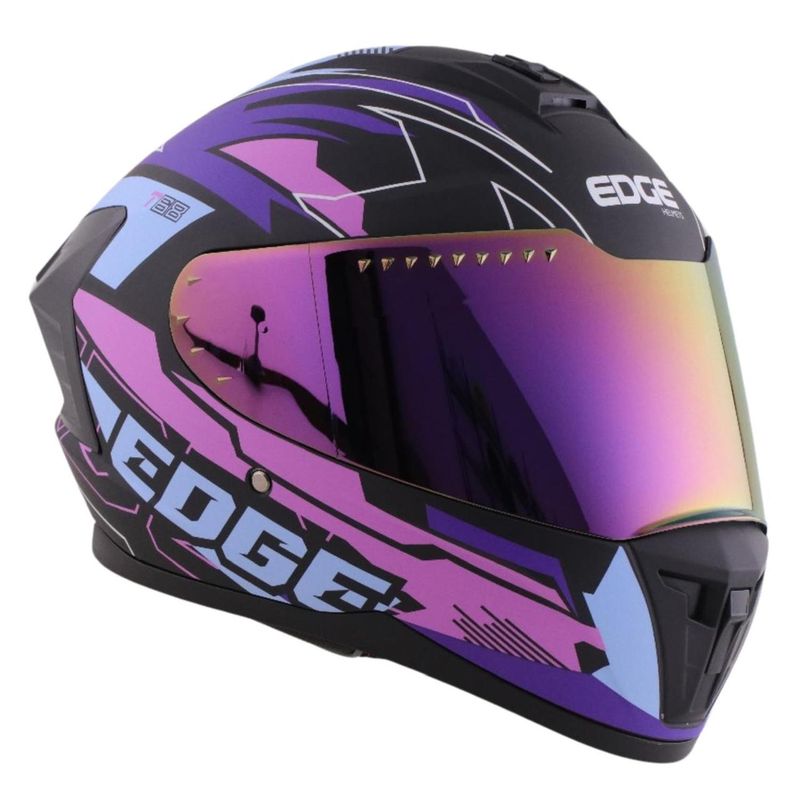 Casco Edge Integral Extreme T68 Morado Certificado DOT - ECE - M EDGE ...