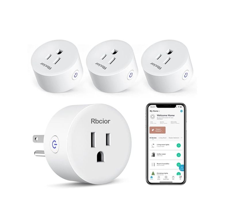 Enchufe Inteligente Wifi Smart Plug Rbcior x4 De 10A1200W Max GENERICO ...