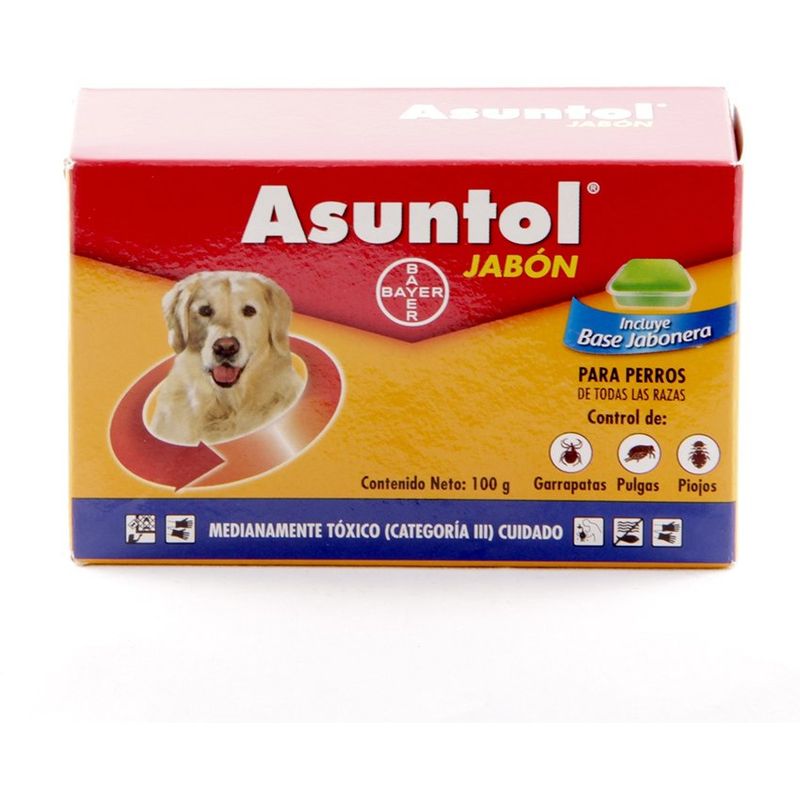 Jabon Asuntol Antipulgas Perros Gatos 100G BOEHRINGER INGELHEIM ...