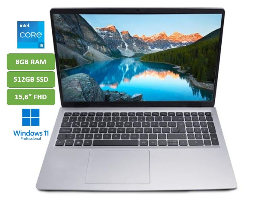 PORTATIL DELL INSPIRON - CORE I5 1235U - 8GB RAM - 512GB SSD - 15,6 ...