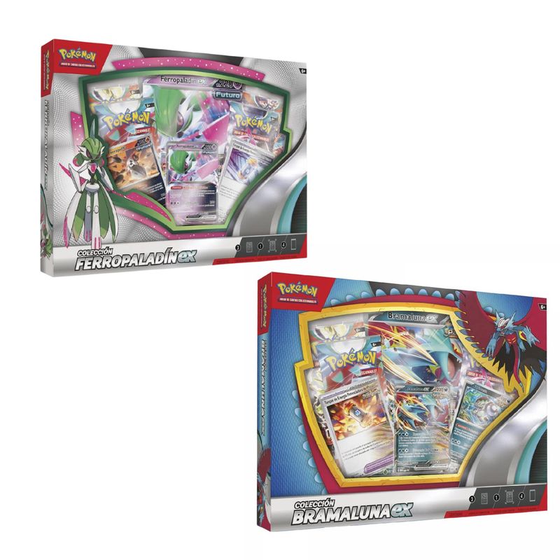 Colección Pókemon TCG Cartas Ferropaladín Bramaluna EX POKEMON ...