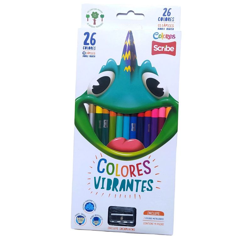 Colores Doble Punta X 13 Colores Scribe SCRIBE | falabella.com