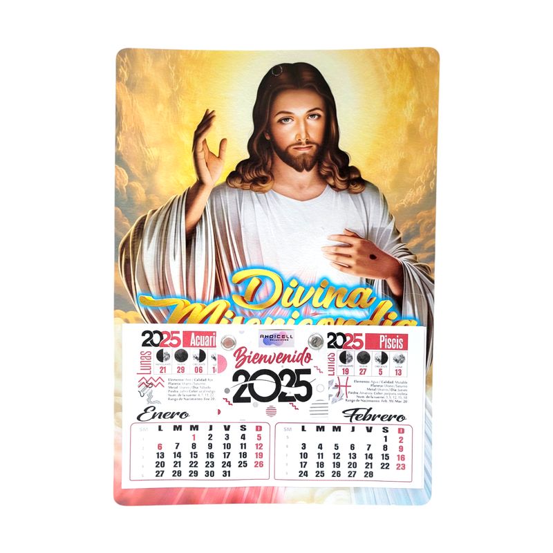 Calendario Almanaque 2025 Divina Misericordia GENERICO | falabella.com