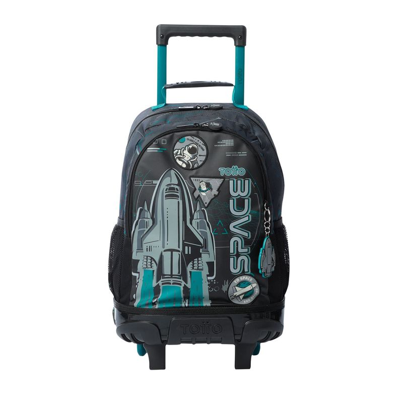 Morral con ruedas Niño Apolo Mediano Gris TOTTO | falabella.com