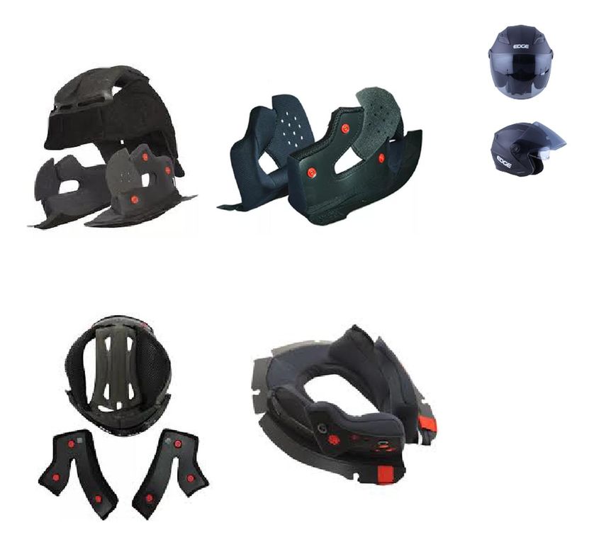 Almohadillas Edge Helmets - Negro EDGE HELMETS | falabella.com