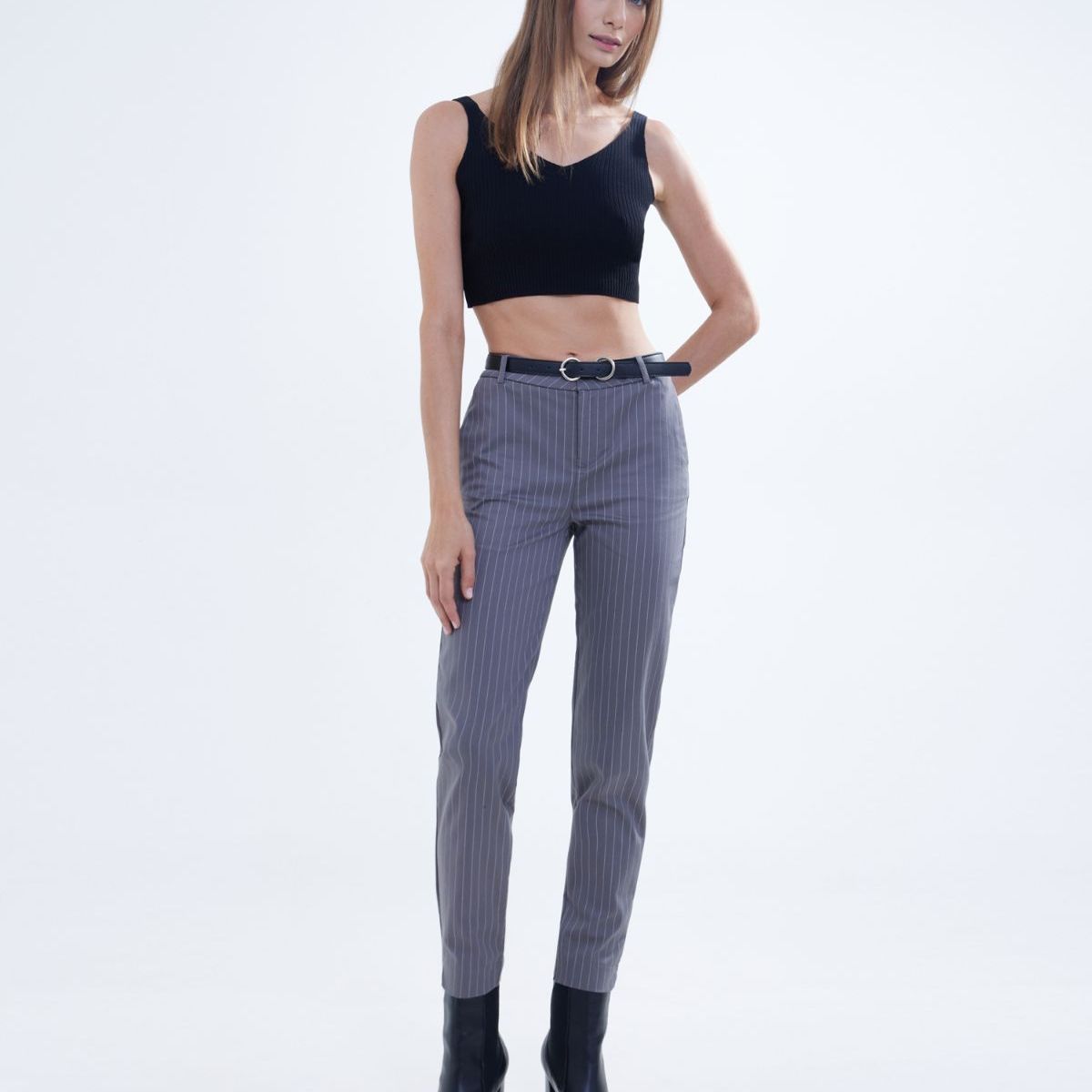 Pantalon Para Mujer Chino Color Gris Marca Seven Seven #28071654 SEVEN ...