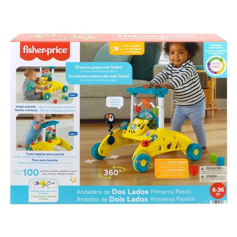 FISHER PRICE ANDADERA DE DOS LADOS PRIMEROS PASOS FISHER PRICE | falabella.com