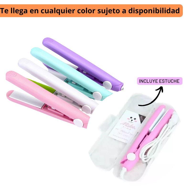 Mini Plancha de Cabello Viajera Cerámica 160º C GENERICO | falabella.com