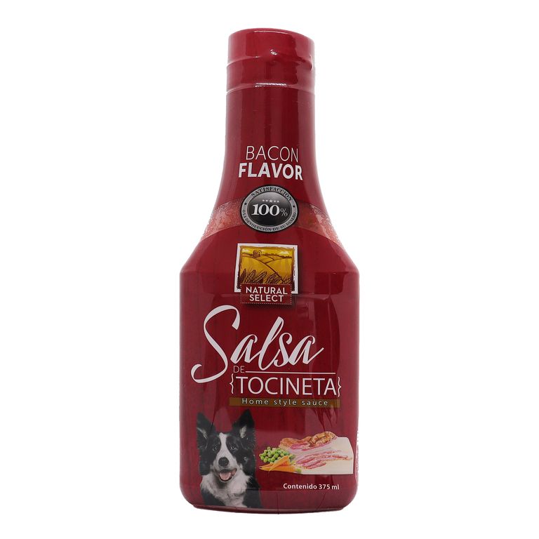 Salsa Para Perro Natural Select Sabor a Tocineta 375 ml PETSPA ...