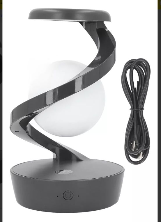LAMAPARA CON BOLA LEVITATORIA Y CARGA INALAMBRICA ILUMINATA | falabella.com