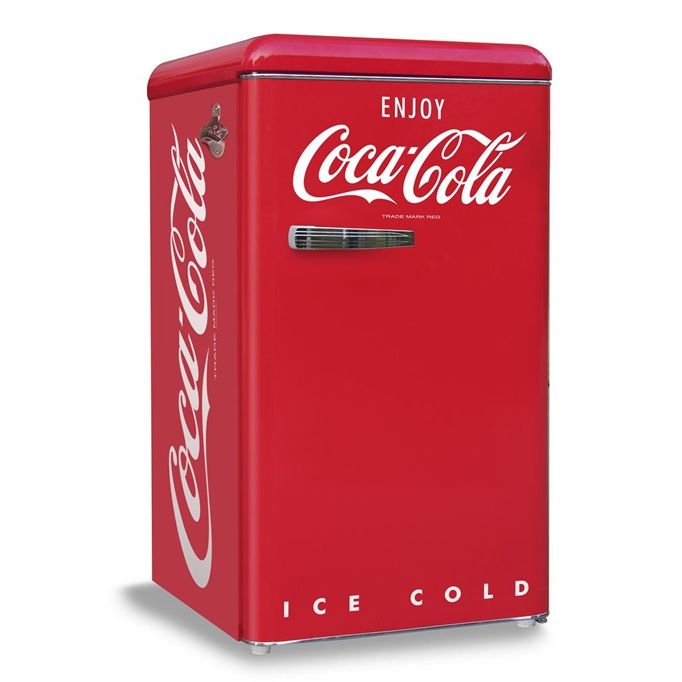 Nevera MiniBar Coca Cola con Congelador 85 Litros Retro COCA COLA ...