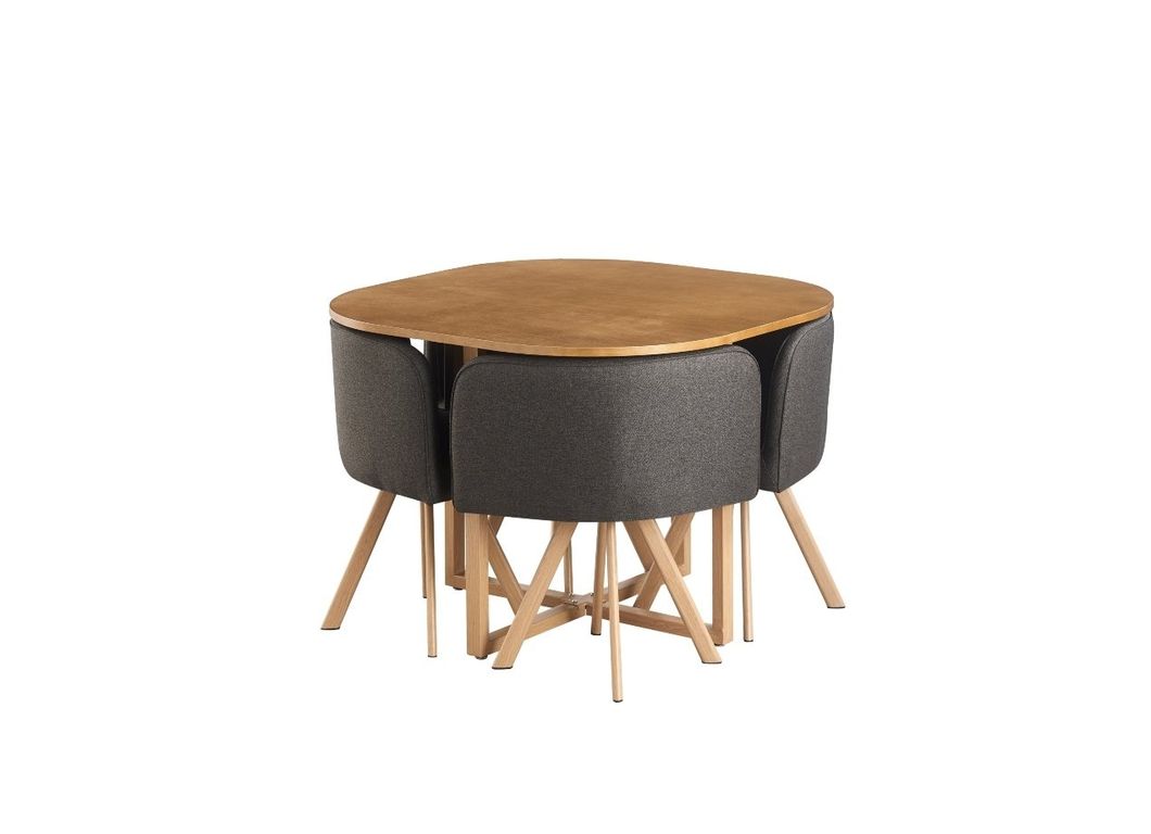 Comedor 4 Puestos Pizza ahorrador de espacio Wahib R MUEBLES FIOTTI ...