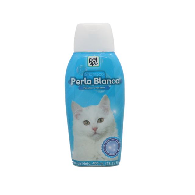 Shampoo Para Gato Pet Spa Perla Blanca 400 ml PET SPA | falabella.com