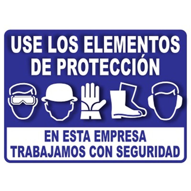 SEÑALIZACIÓN METALICA LAMINADA 30X40 USO DE EPP NACIONAL | falabella.com