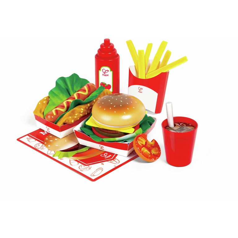 SET PARA NIÑOS DE COMIDA RÁPIDA DE JUGUETE HAPE TOYS | falabella.com