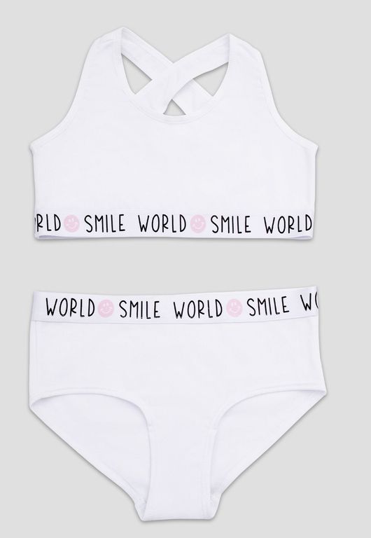 Conjunto Infantil Femenino Blanco Fi 106194 FORMAS INTIMAS | falabella.com