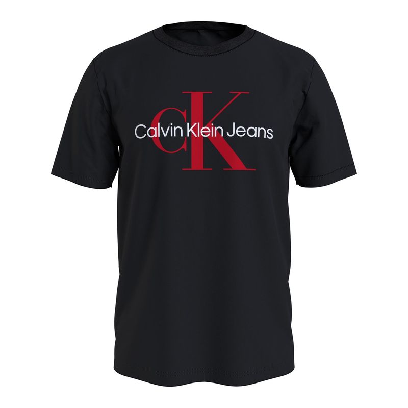 Camiseta negra slim con monograma Calvin Klein CALVIN KLEIN | falabella.com