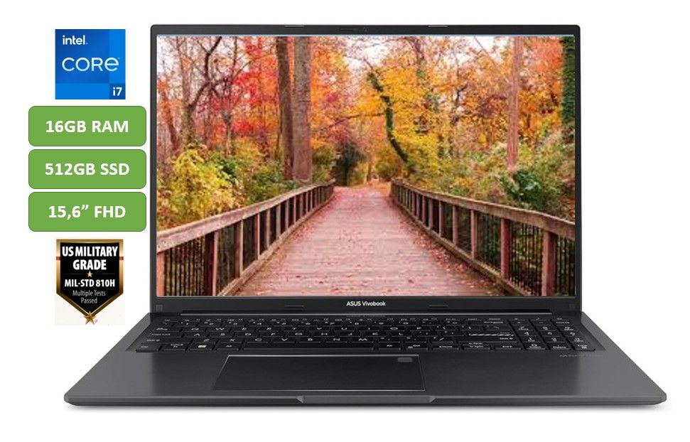 PORTATIL ASUS - CORE I7 13620H - 16GB RAM - 512GBB SSD -16 WUXGA - MOD ...
