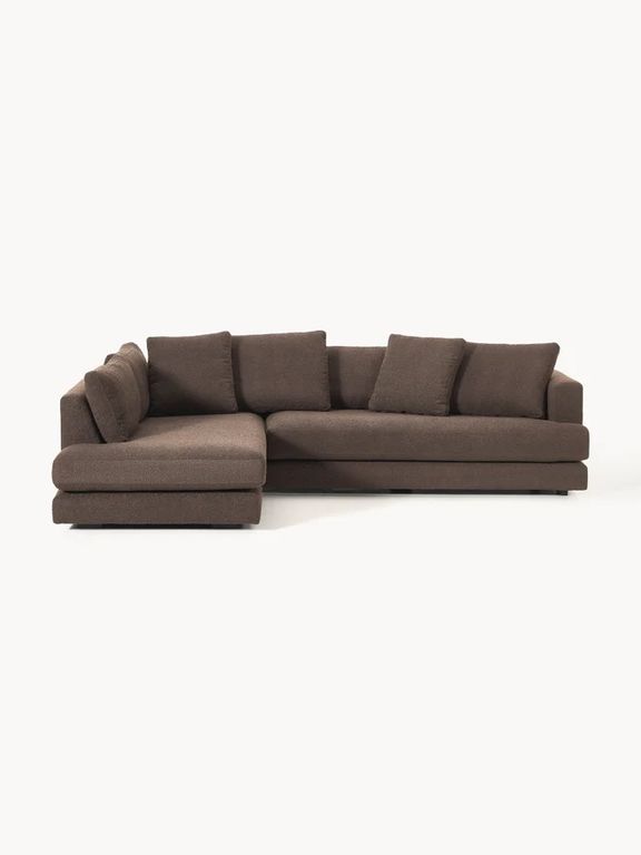 Sofá Esquinero Marrón - Diseño Lounge Moderno y Máximo Confort GENERICO ...