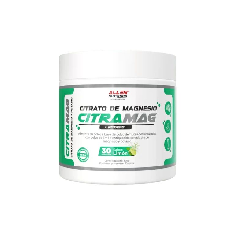 CitraMax - Citrato de Magnesio con Potasio - 300gr - Limon ALLEN ...